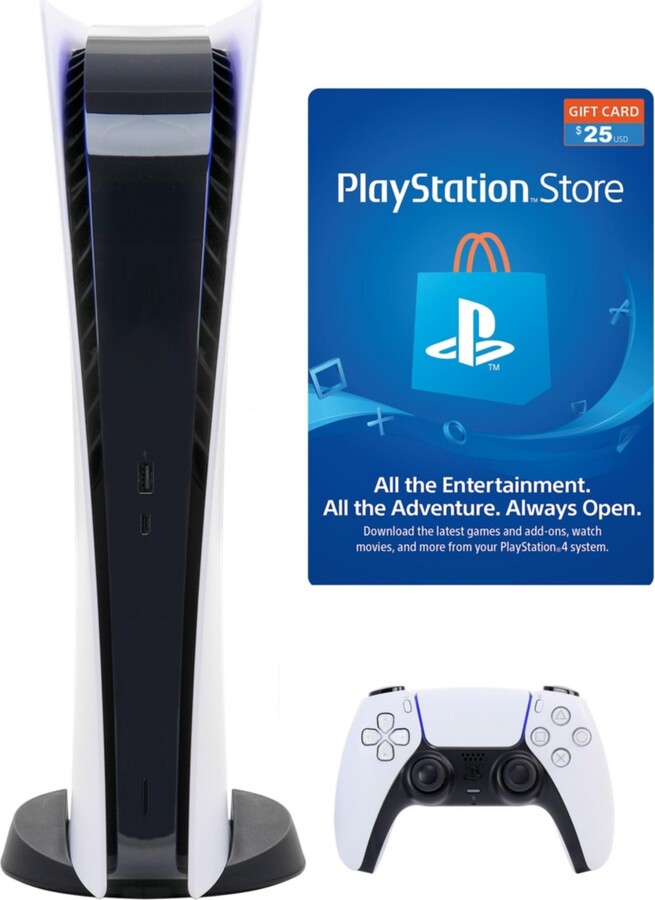 Sony PlayStation 5 Digital Console with $25 Psn Card - ShopStyle Waffle Makers