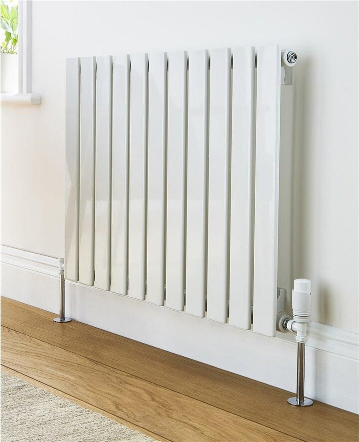 Clifton White Horizontal Single Panel Radiator 600mm (H) x 1470mm (W ...