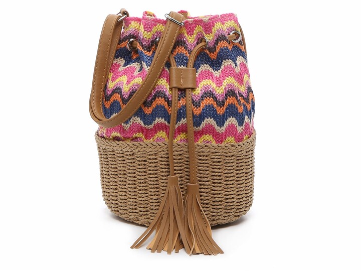 Crown Vintage Straw Bucket Bag - ShopStyle