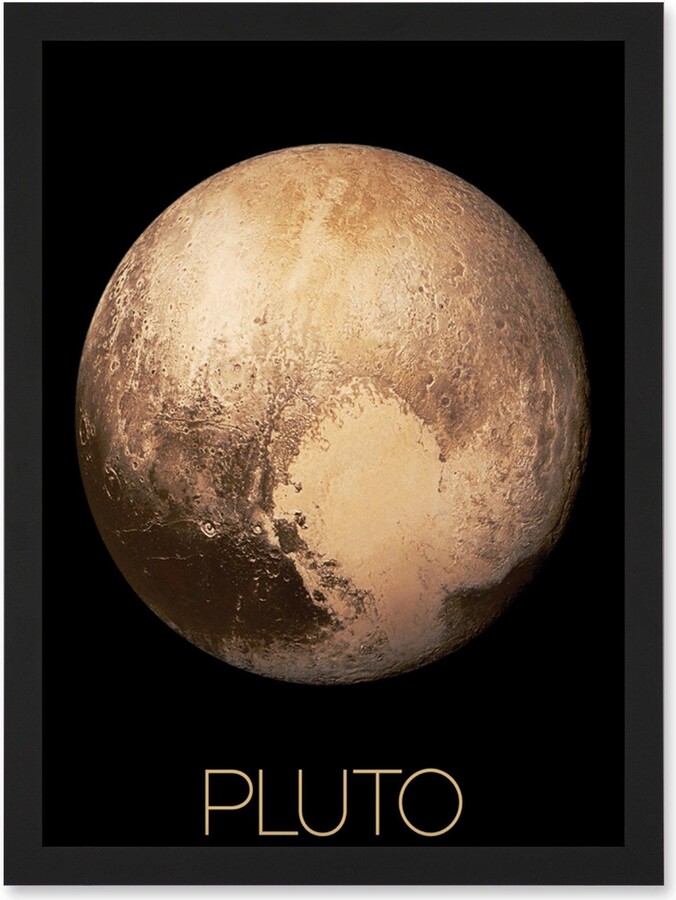 Artery8 NASA Our Solar System Pluto New Horizons Image Artwork Framed ...