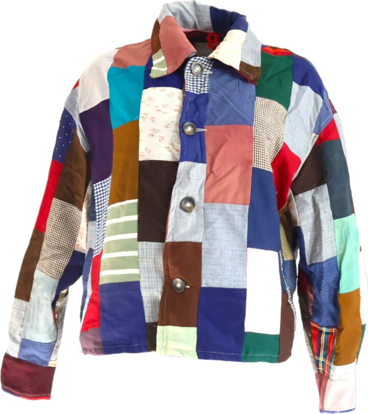 Casa Grace Women's Wool Patchwork Jacket - ShopStyle