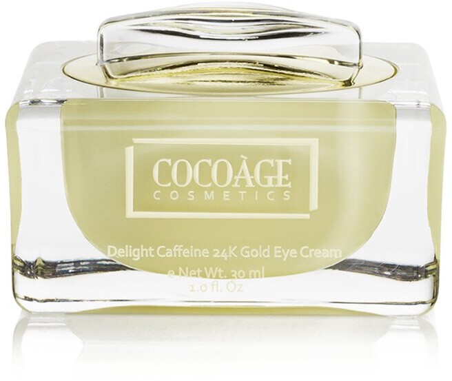 Cocoage Coco Age Cosmetics 1Oz Concentrated 24K Gold Caffeine Eye Cream ...