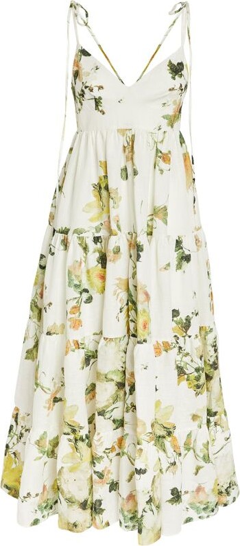Erdem Linen Azami Midi Dress - ShopStyle