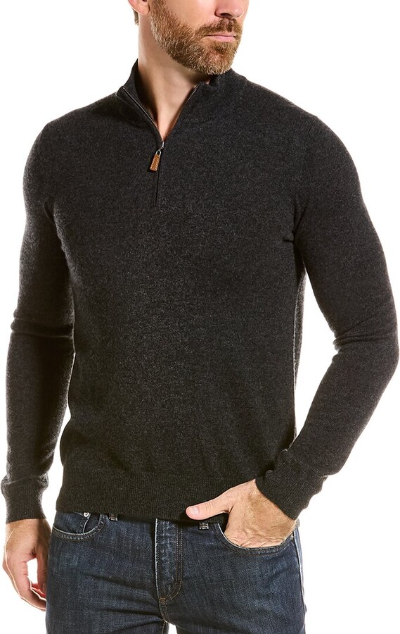 Mette Cashmere 1/4-Zip Sweater - ShopStyle Cardigans & Zip Up Knitwear