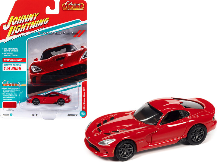 2014 Dodge Viper SRT Adrenaline Red "Classic Gold Collection" Series ...