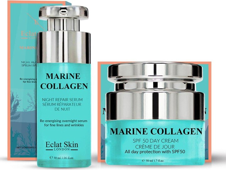 Eclat Skin London Marine Collagen SPF50 day cream 50ml + Marine ...