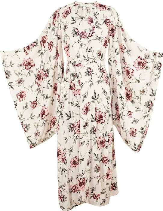 Jennafer Grace Astrid Kimono - White - ShopStyle Casual Jackets