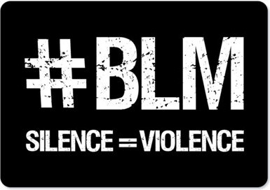 SignMission BLM Sign - Black Lives Matter Silence = Violence/BLM4 ...