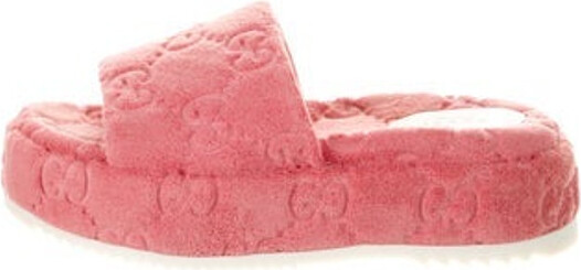 Gucci GG Signature Slides - ShopStyle