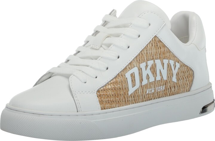 DKNY Women's Abeni Arch Raffia-Athletic Shoe Sneaker - ShopStyle