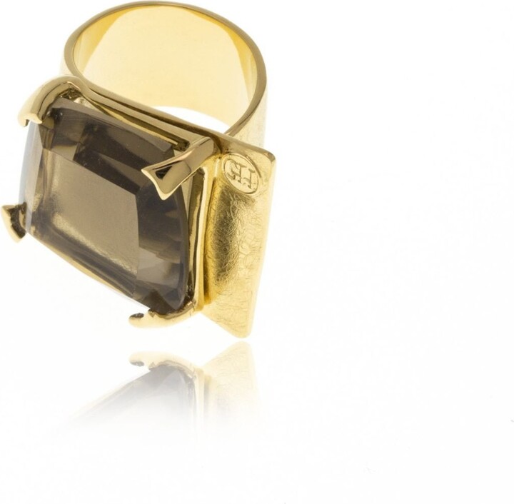 Georgina Jewelry Gold Signature Crystal Ring - ShopStyle