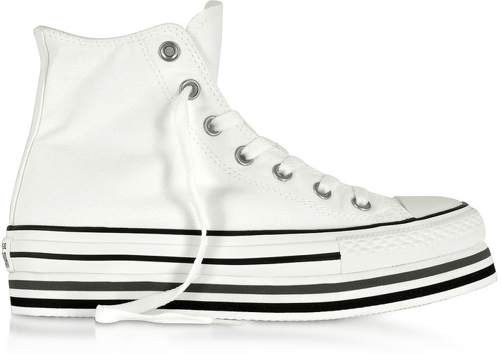 Converse Limited Edition Chuck Taylor All Star Platform Layer White ...