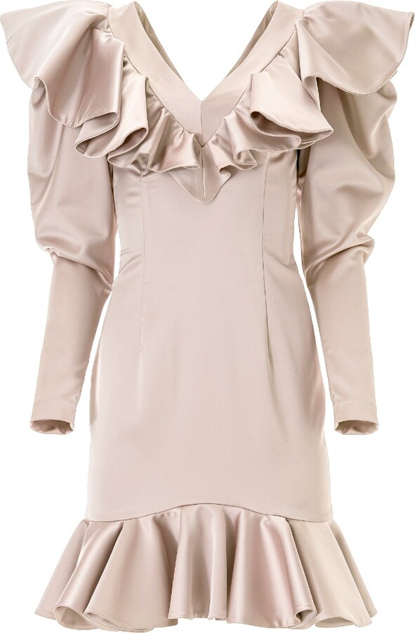 LITA COUTURE - Signature Powder Pink Dress - ShopStyle