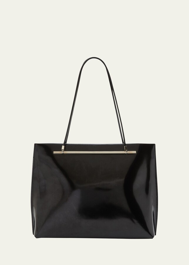 Saint Laurent Suzanne Leather Shopping Tote Bag - ShopStyle