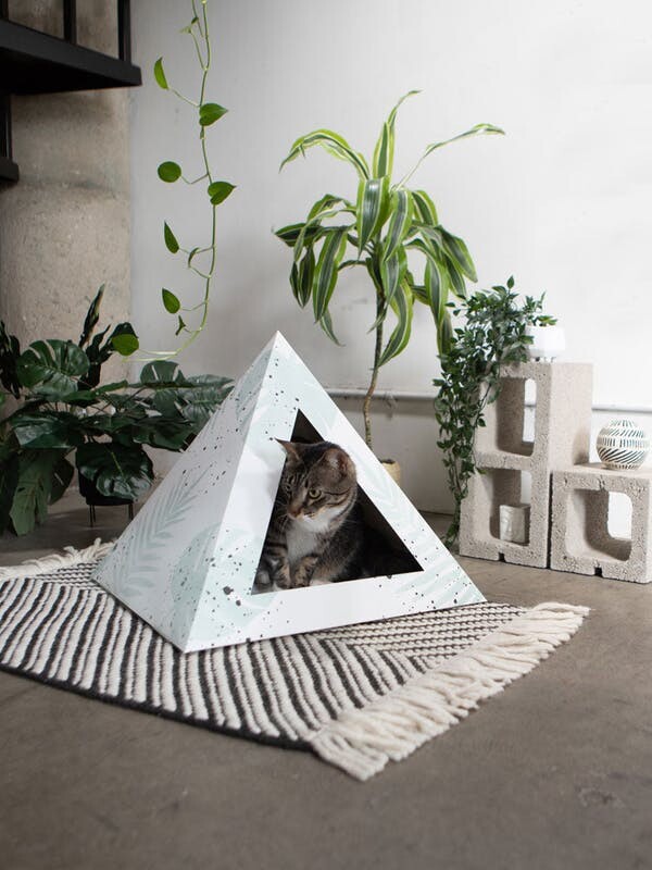 Kitty Kardboard 'Oasis' Cardboard Cat Pyramid - ShopStyle
