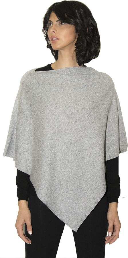 badiali Women's Cashmere Blend Poncho - Cashmere Cape Woman / Overcoat ...