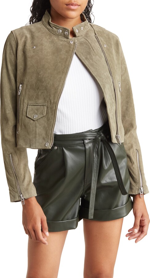 Blank NYC Suede Moto Jacket - ShopStyle