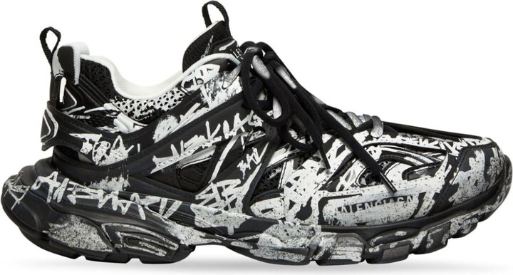 Balenciaga Graffiti Track sneakers - ShopStyle