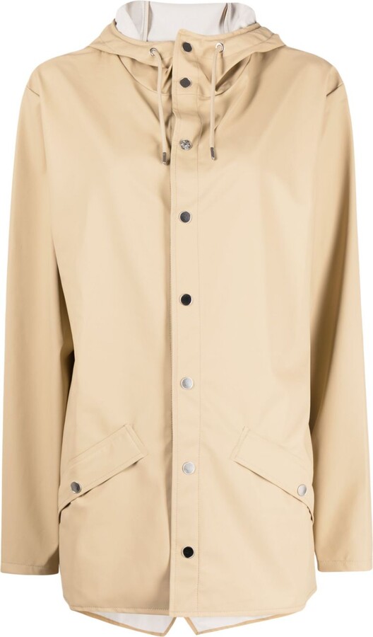 Rains Hooded Waterproof Jacket - ShopStyle