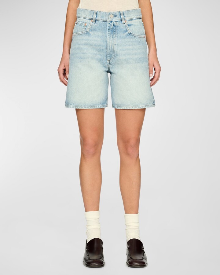DL1961 Taylor Ultra High-Rise Denim Shorts - ShopStyle