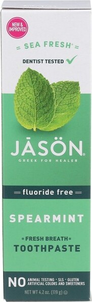 Jason Sea Fresh Fluoride Free Toothpaste Spearmint - 4.2 oz - ShopStyle ...