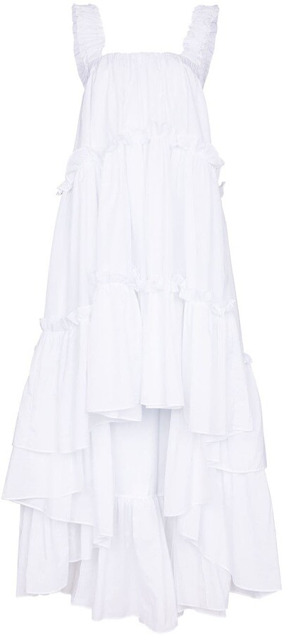 BROGGER Aubrey ruffled-detailing tiered dress - ShopStyle