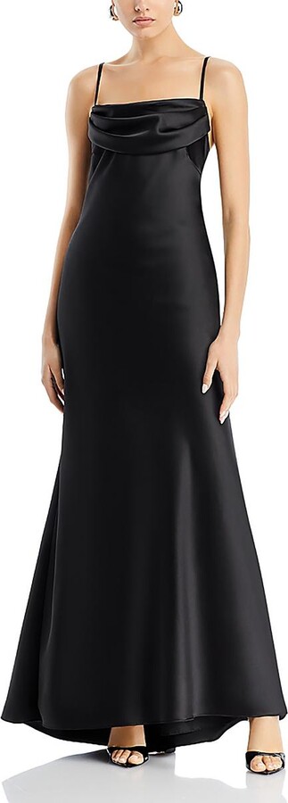 Aqua Womens Full Length Cowl Neck Maxi Dress - ShopStyle