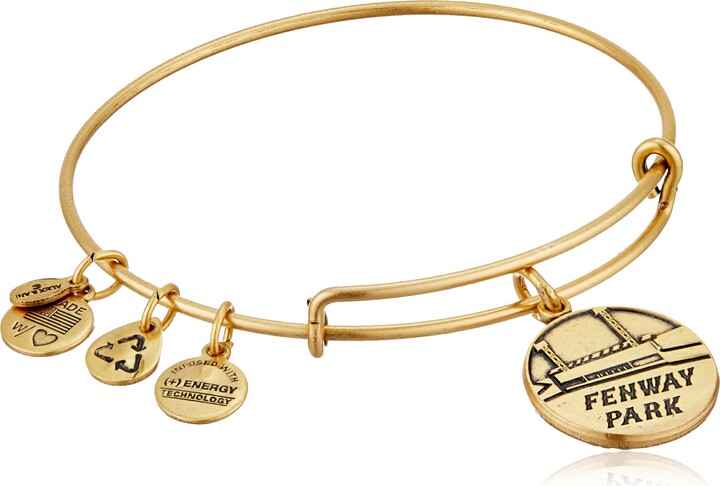 Alex and Ani Fenway Park Expandable Rafaelian Gold Bangle Bracelet - ShopStyle