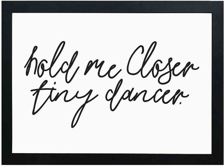 East End Prints Hold Me Closer Tiny Dancer By Honeymoon Hotel A3 Wall ...