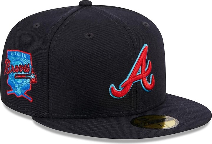 New Era Men's Navy Atlanta Braves 2023 Mlb Father's Day On-Field ...
