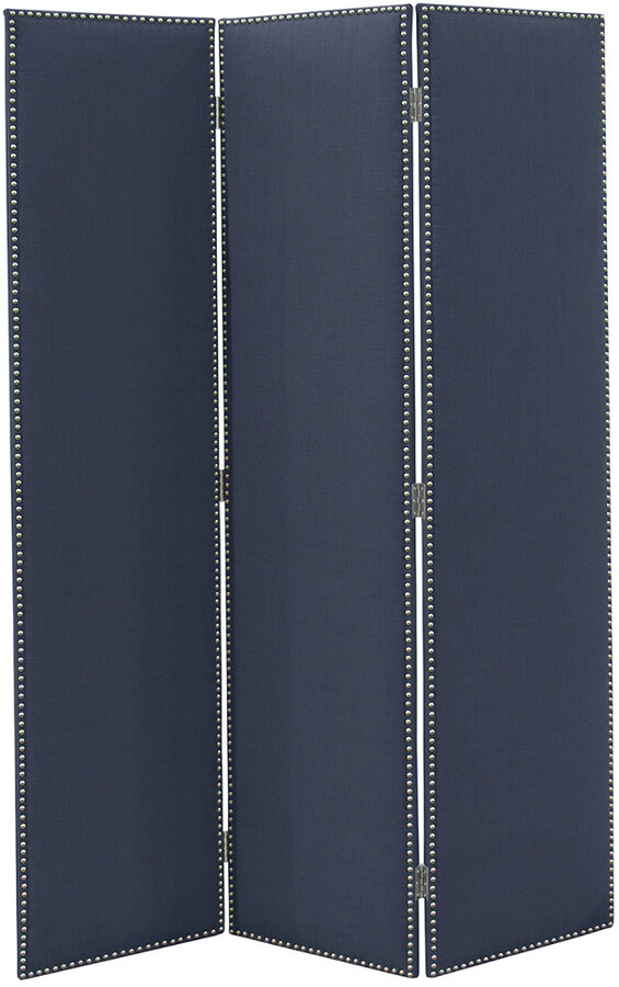 Skyline Furniture 72In Navy Linen Screen - ShopStyle Room Dividers
