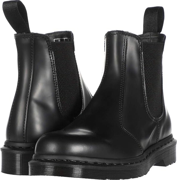 Dr. Martens 2976 Mono Smooth Leather Chelsea (Black) Shoes - ShopStyle