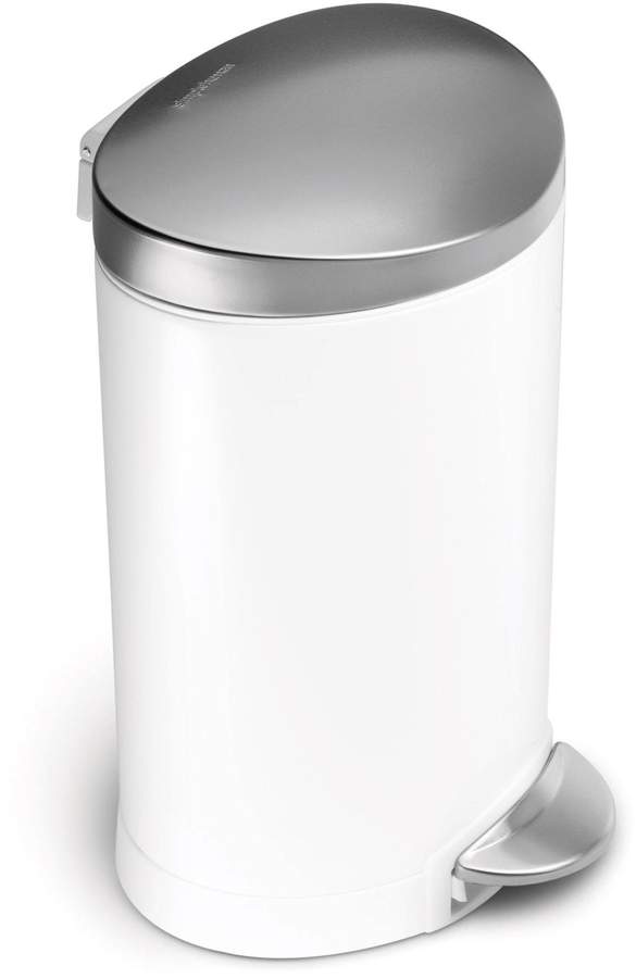 Simplehuman 6 Litre Semi Round Pedal Bin - ShopStyle Home