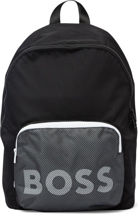 HUGO BOSS Logo nylon backpack - ShopStyle