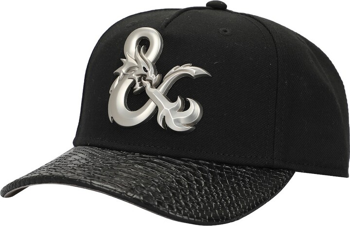 Dungeons & Dragons Metal Badge Logo Men’s Black Snapback Hat - ShopStyle