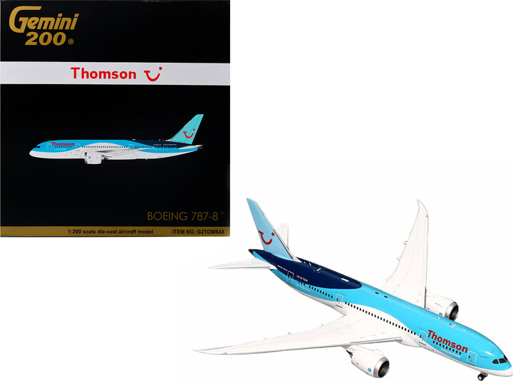 Boeing 787-8 Commercial Aircraft "Thomson - TUI Airways" Blue and White ...