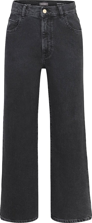 DL Premium Denim Hepburn Wide Leg Vintage Jeans - ShopStyle