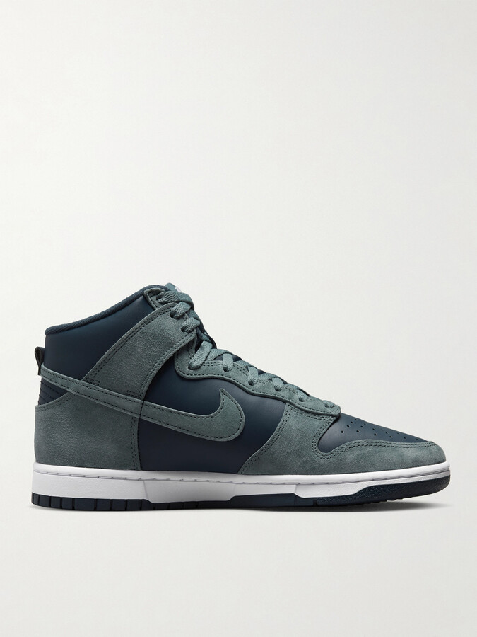 Nike Dunk High Leather Sneakers - ShopStyle