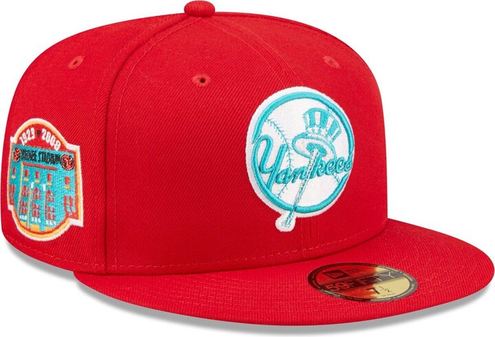 New Era Men's Scarlet New York Yankees Yankee Stadium Undervisor ...