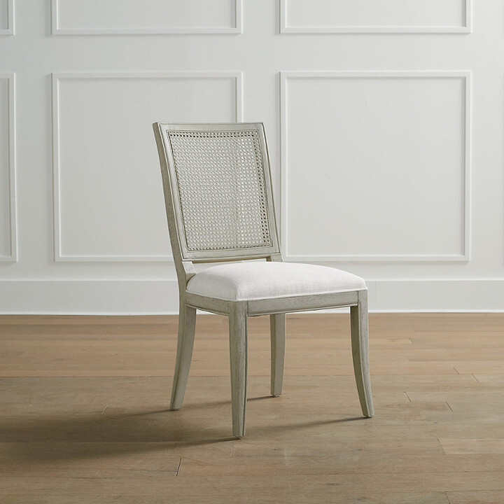 Frontgate Georgia Cane Square Dining Chair - ShopStyle