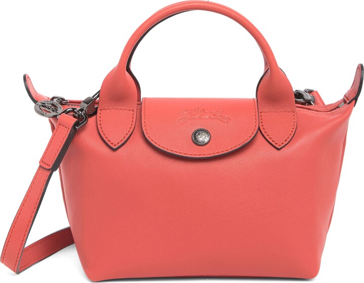 Longchamp X-Small Le Pliage Cuir Convertible Top Handle Bag - ShopStyle