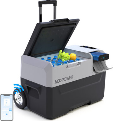 ACOPOWER 32Qt Outdoor Car Freezer Portable Refrigerator Freezer with ...