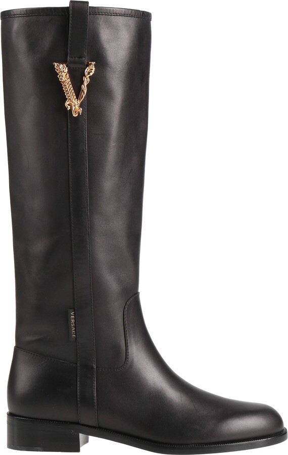 Versace Boot Black - ShopStyle