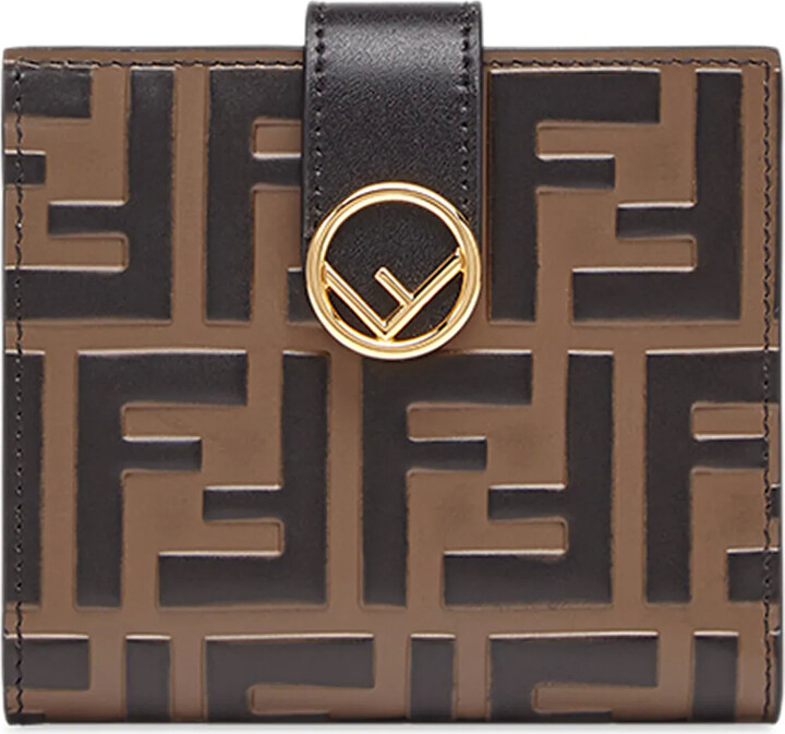 Fendi Double F logo wallet - ShopStyle