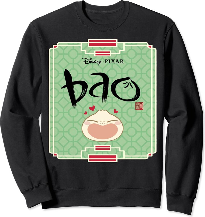 Disney Pixar Bao Happy Dumpling Vintage Traditional Logo Sweatshirt ...