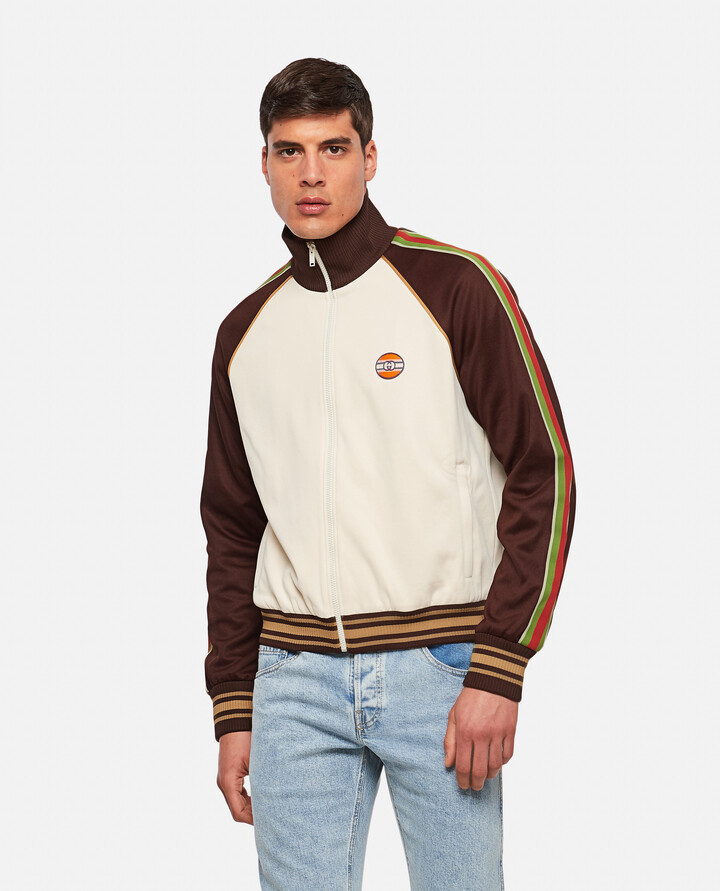 Gucci Technical jersey zip jacket - ShopStyle Outerwear