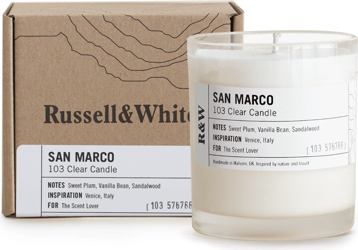 Russell & White San Marco - Sweet Plum, Vanilla + Sandalwood Clear ...