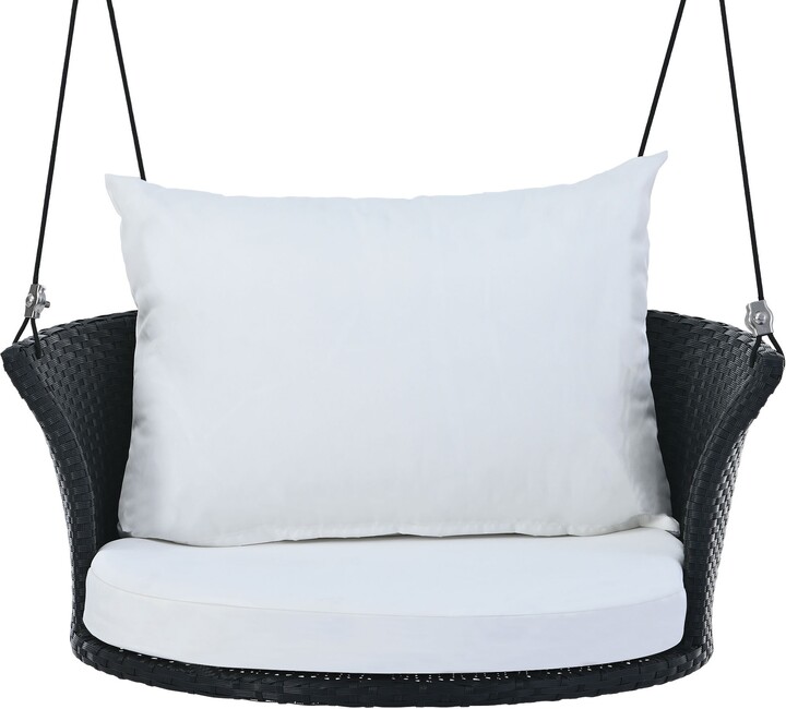 Single Person Hanging Seat,Rattan Woven Swing Chair,Porch Swing With ...