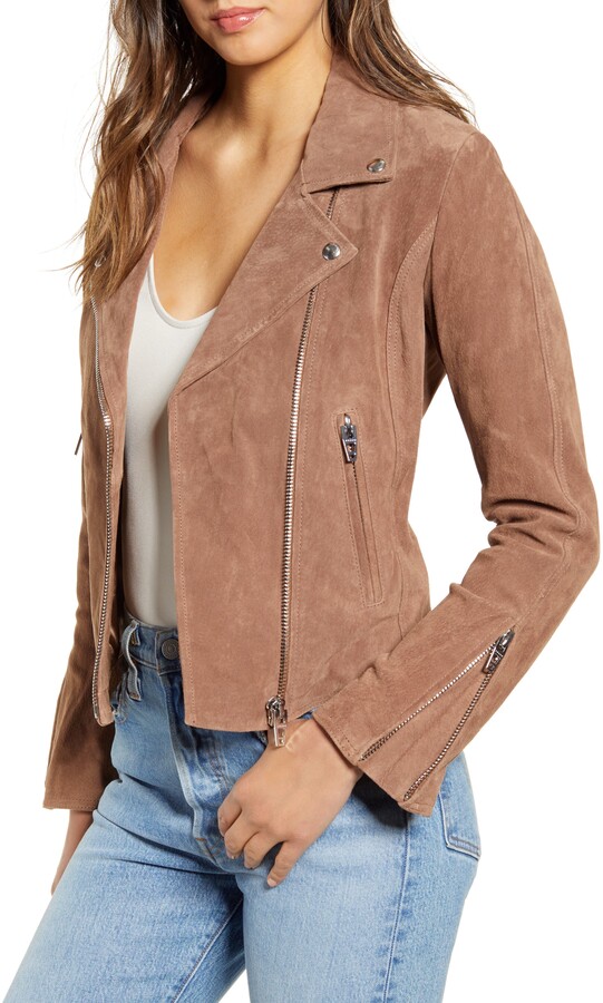Blank NYC Next Level Suede Moto Jacket - ShopStyle