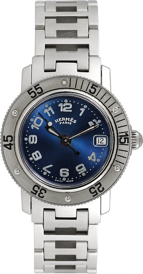 Hermes Women's Clipper Diver Watch, Circa 2000S (Authentic Pre-Owned ...